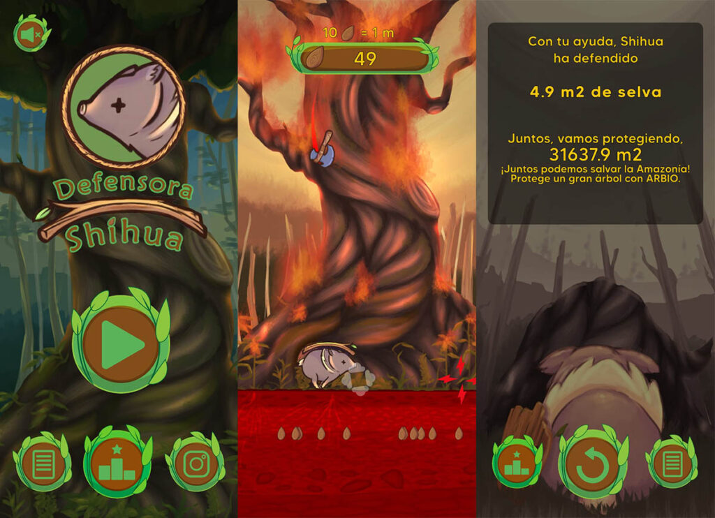 Defensora Shihua: El videojuego que protege la selva - Arbio